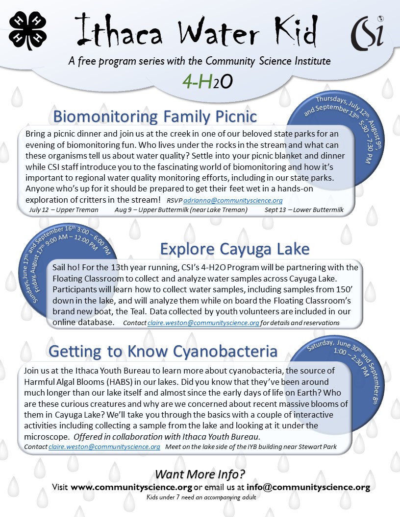 2018 4-H2O events are right around the corner! Click for details and ...